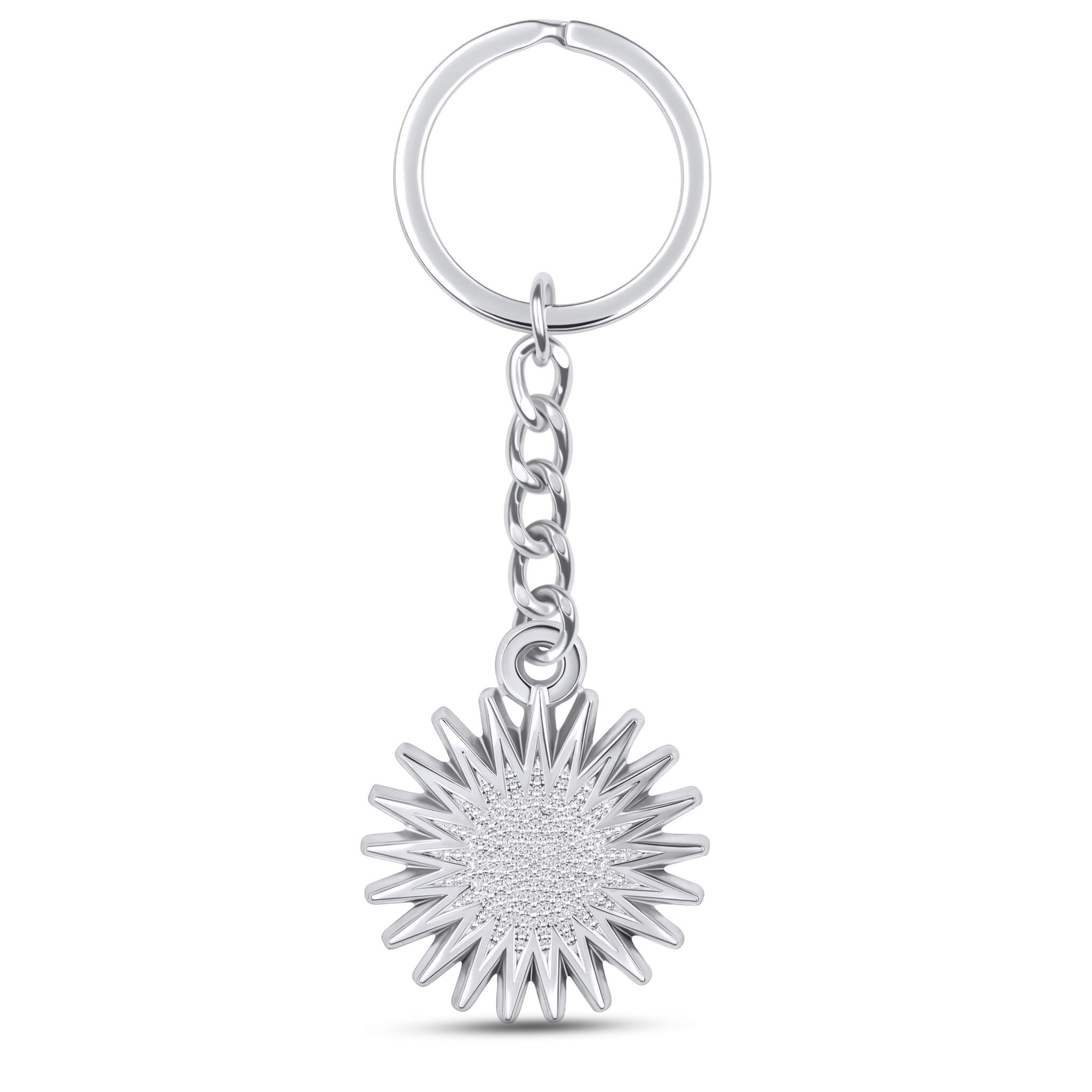 Kurdistan Emblem Key Ring | Kurdish Sun